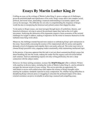 Essays By Martin Luther King Jr.pdf