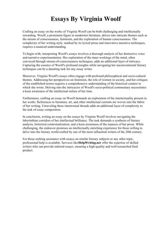 Essays By Virginia Woolf.pdf