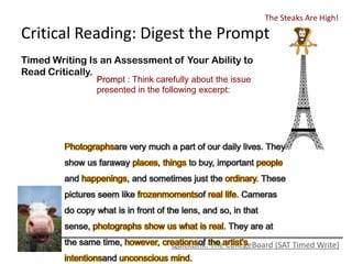 Essaysentenceframes | PPT