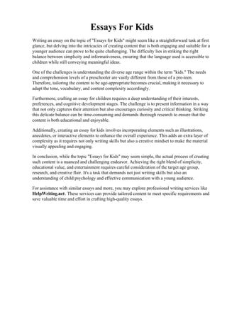 Essays For Kids.pdf