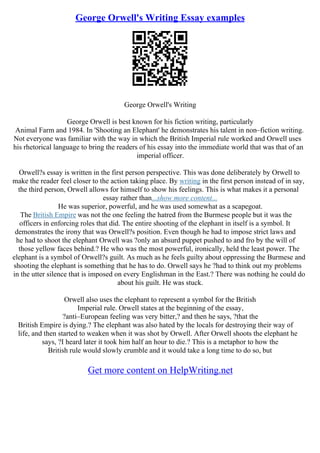 Essays George Orwell | PDF