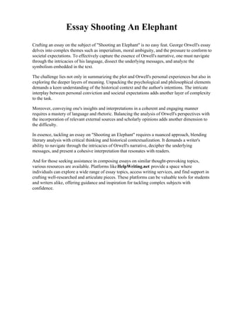 Essay Shooting An Elephant.pdf