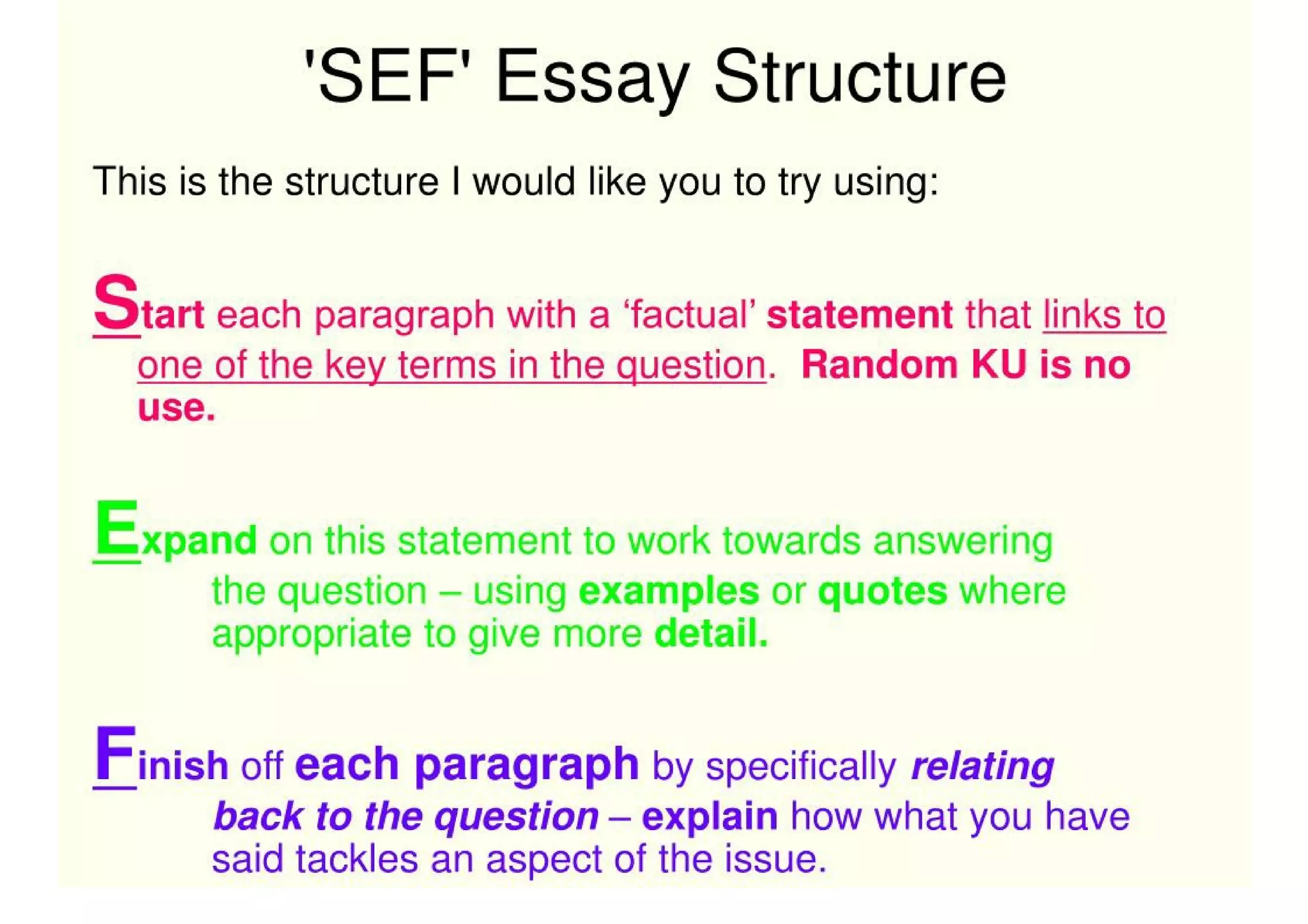 Essay Skills | PDF