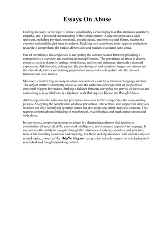 Essays On Abuse.pdf