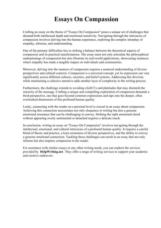 Essays On Compassion.pdf