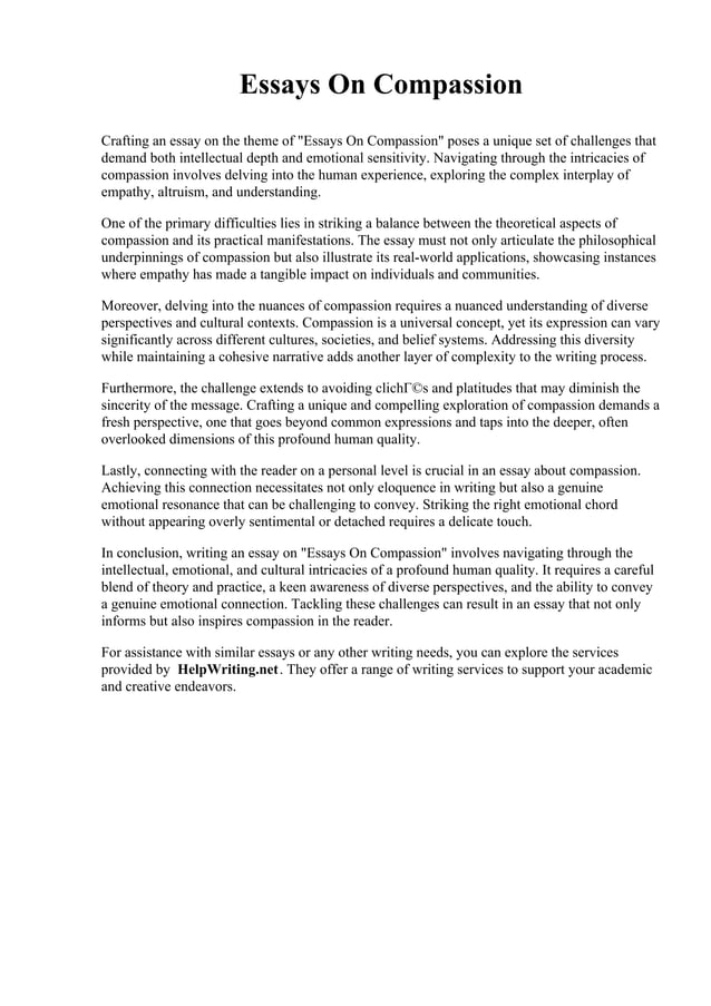 Essays On Compassion.pdf