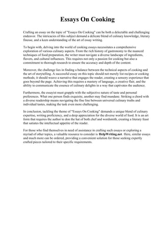 Essays On Cooking.pdf