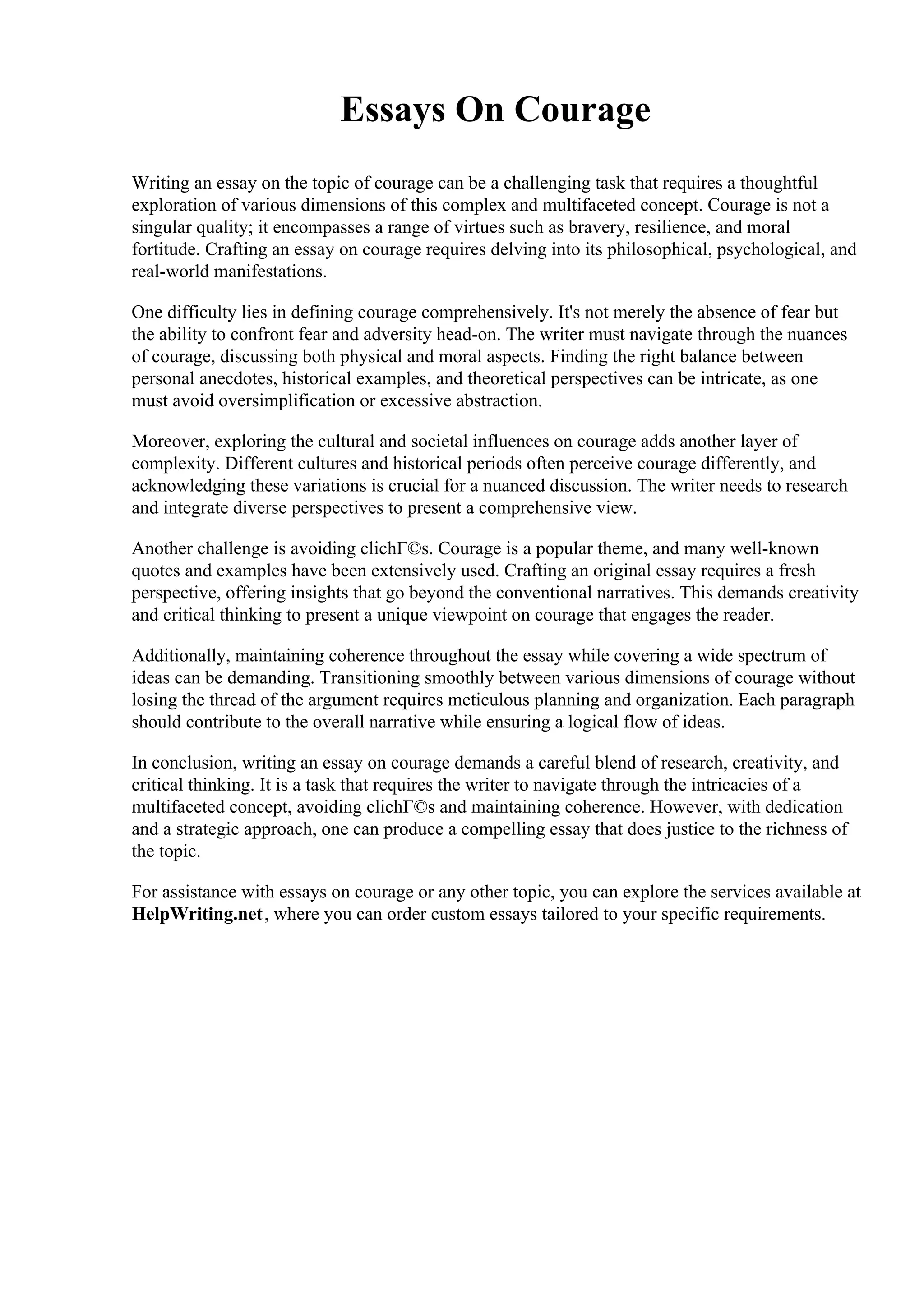 Essays On Courage.pdf