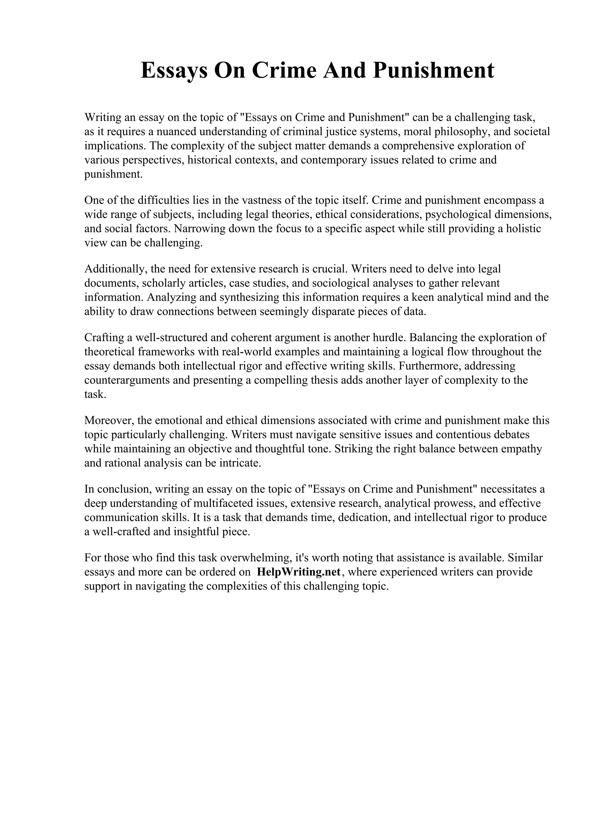 Essays On Crime And Punishment.pdf