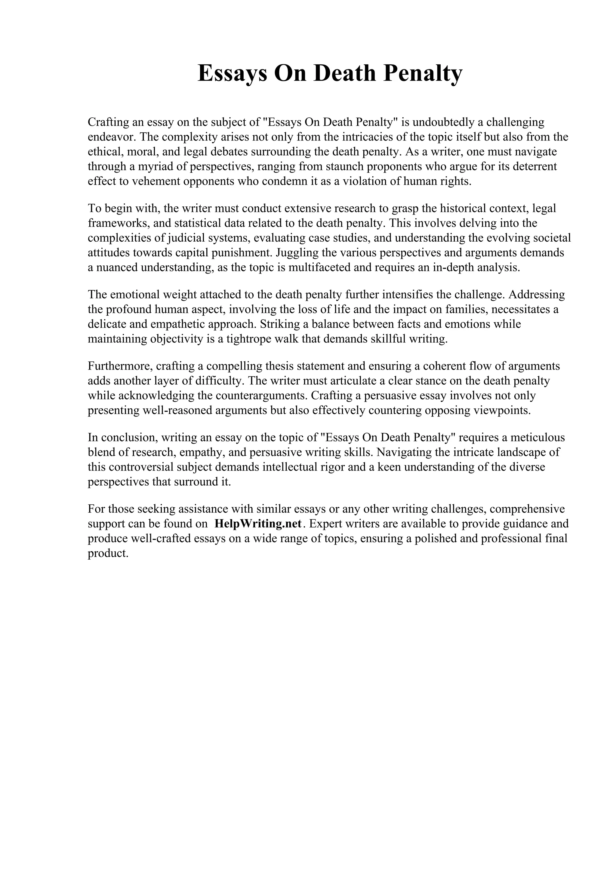 Essays On Death Penalty.pdf