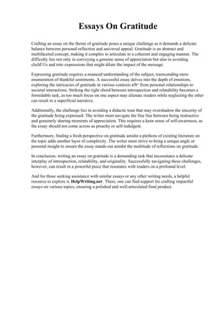 Essays On Gratitude.pdf