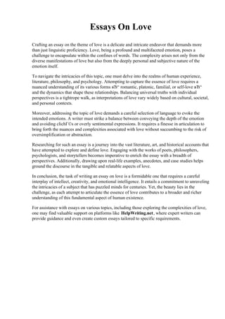Essays On Love.pdf