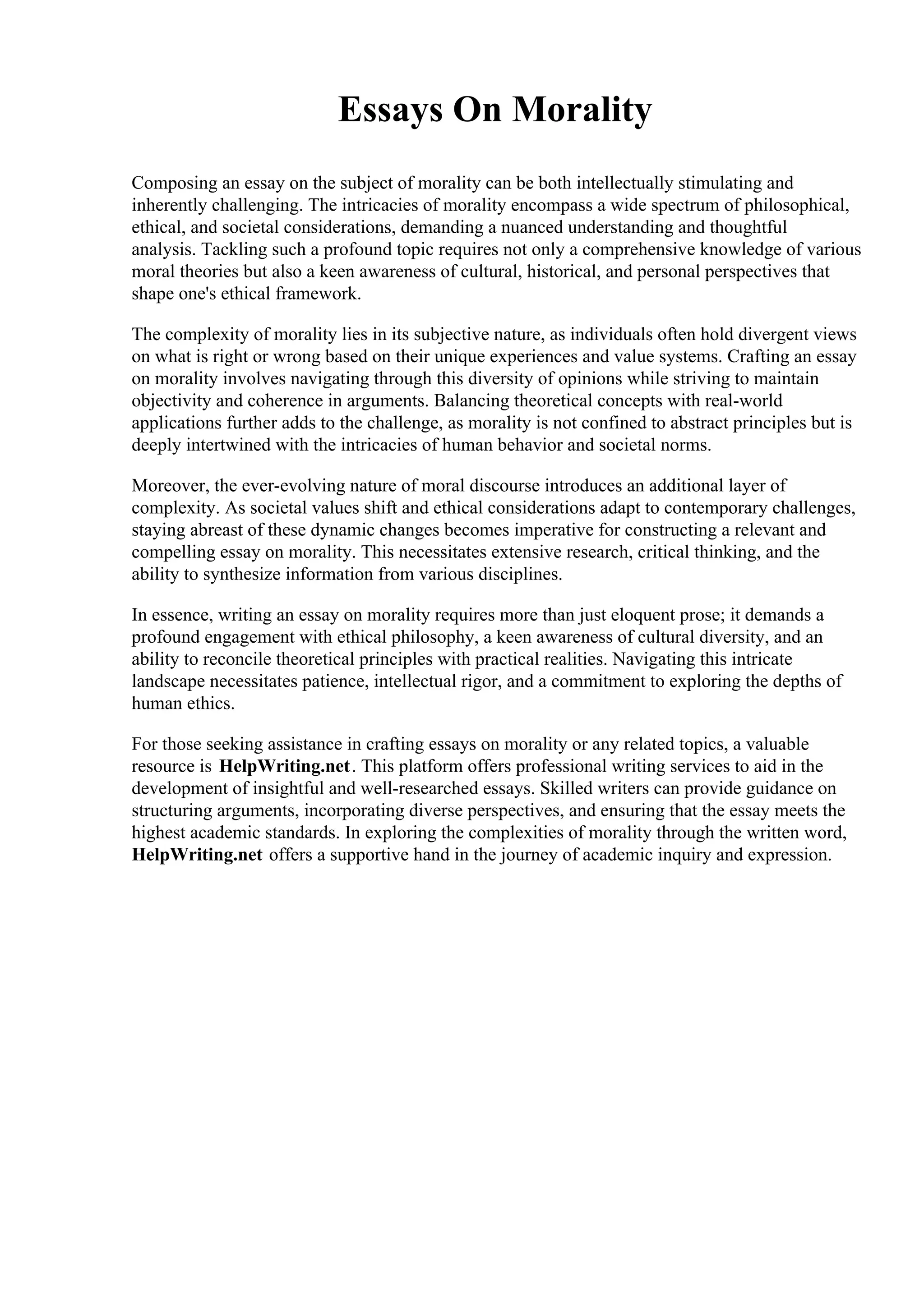 Essays On Morality.pdf