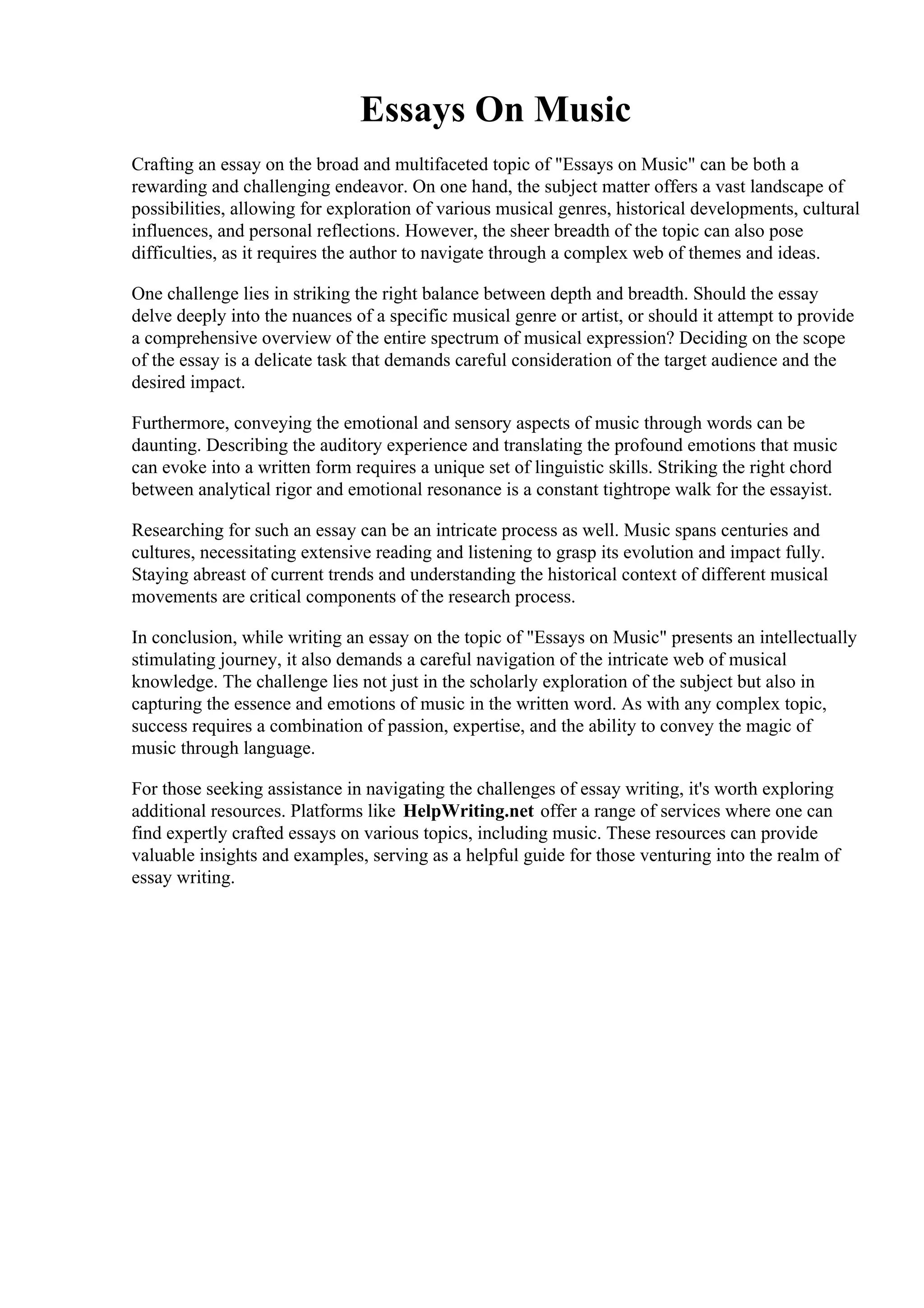 Essays On Music. Song analysis paper example. The Rhetorical Analysis ...