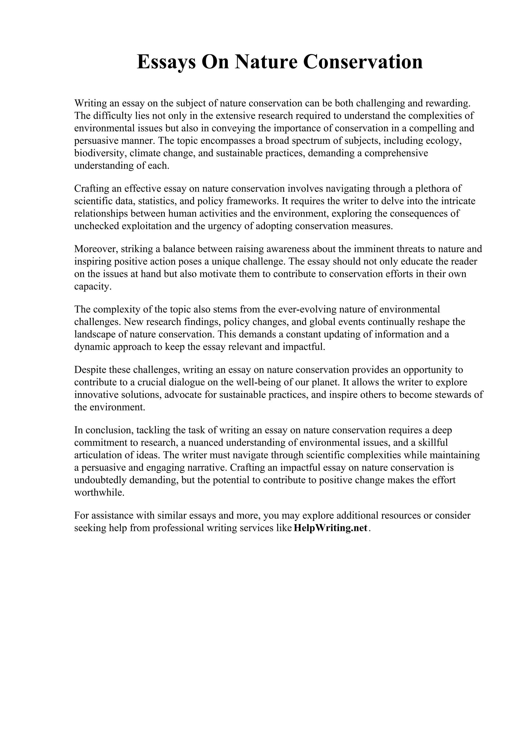Essays On Nature Conservation.pdf