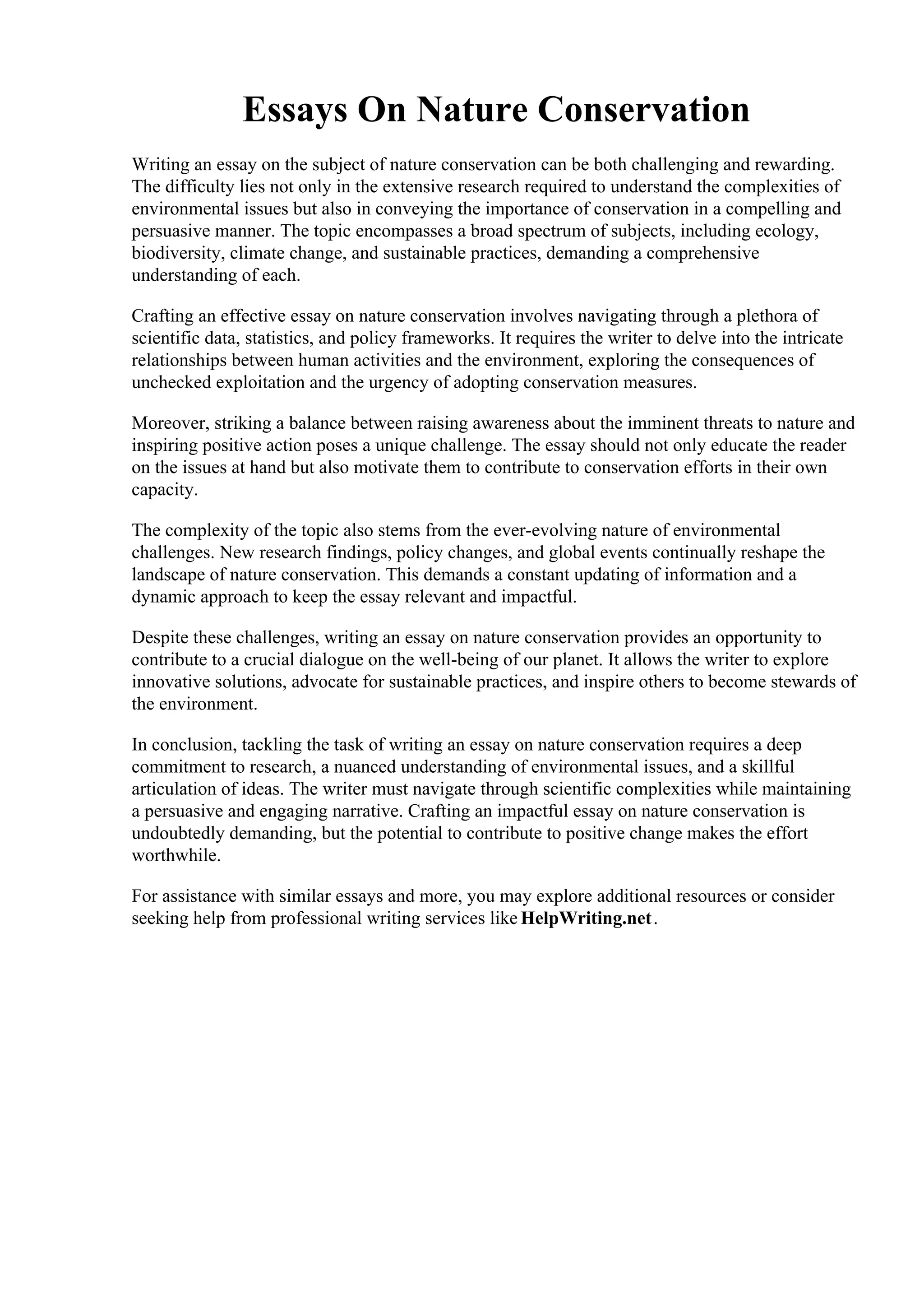 Essays On Nature Conservation.pdf