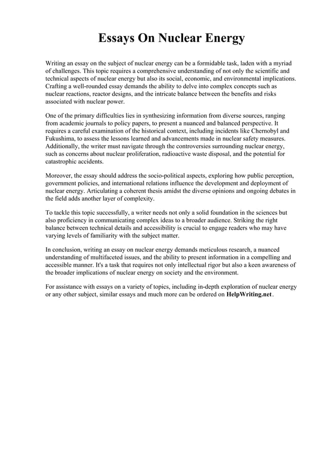 Essays On Nuclear Energy.pdf