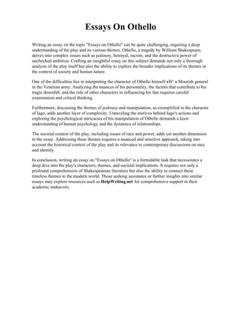 Essays On Othello.pdf