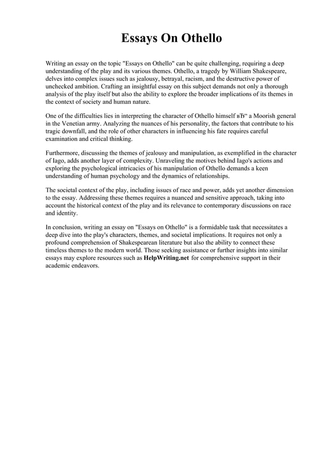 Essays On Othello.pdf