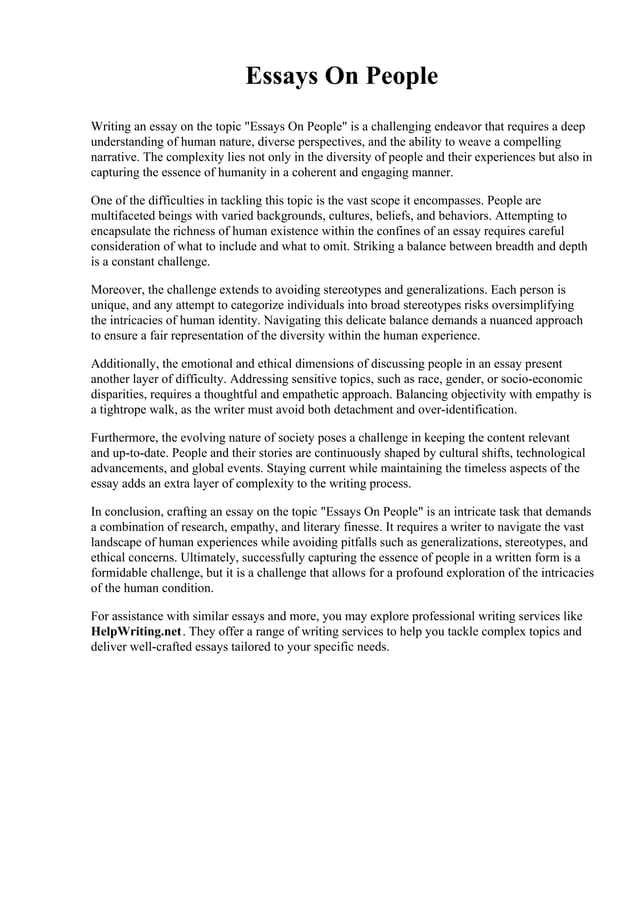 Essays On People.pdf