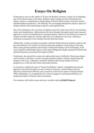 Essays On Religion.pdf