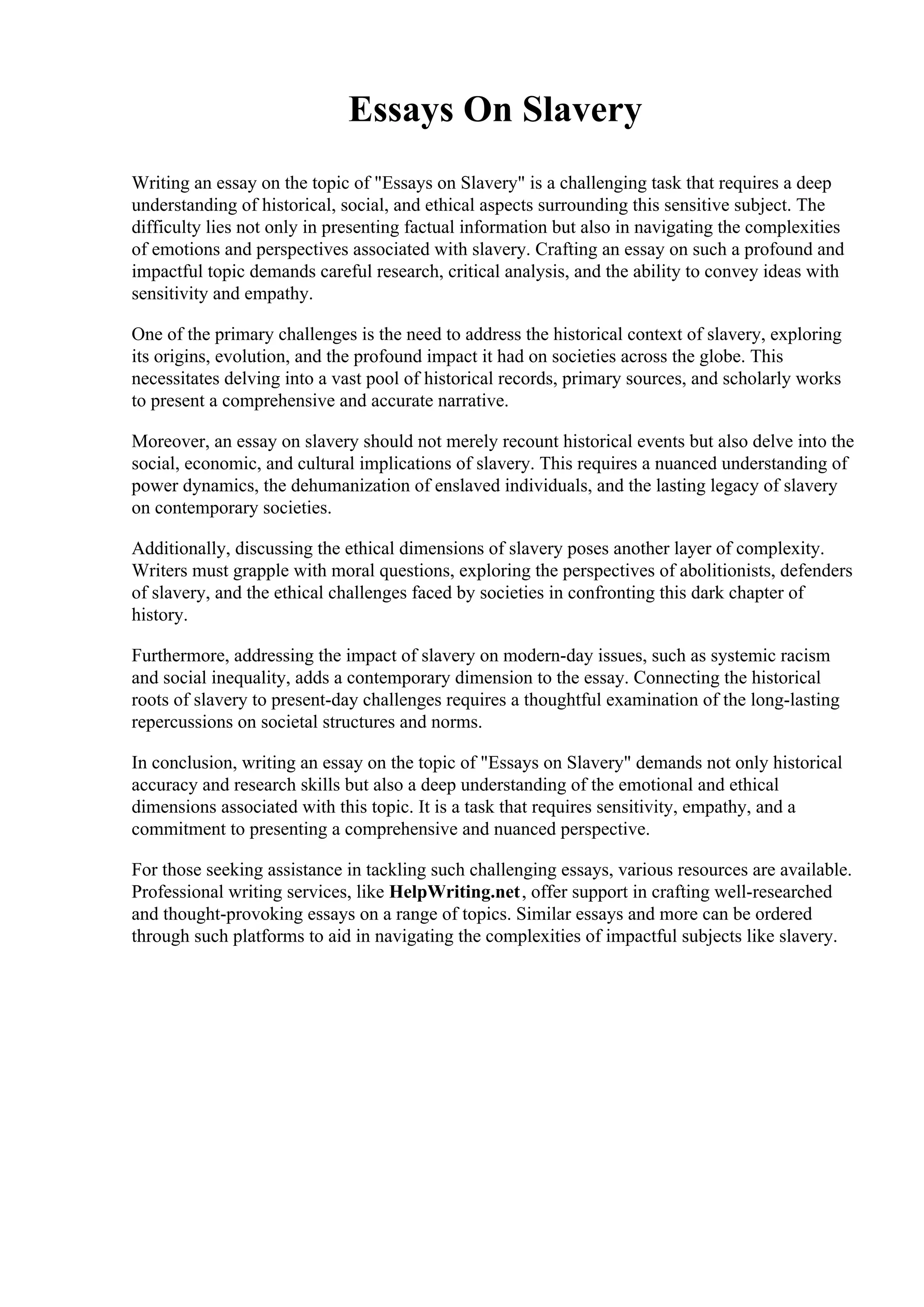 Essays On Slavery.pdf