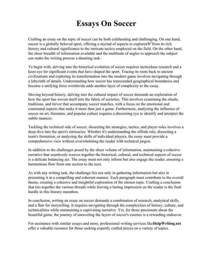Essays On Soccer.pdf