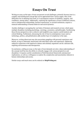 Essays On Trust.pdf