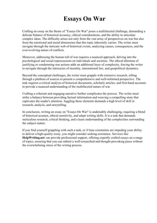 Essays On War.pdf