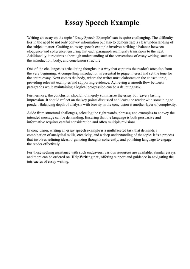 Essay Speech Example pdf essay-speech-example-pdf