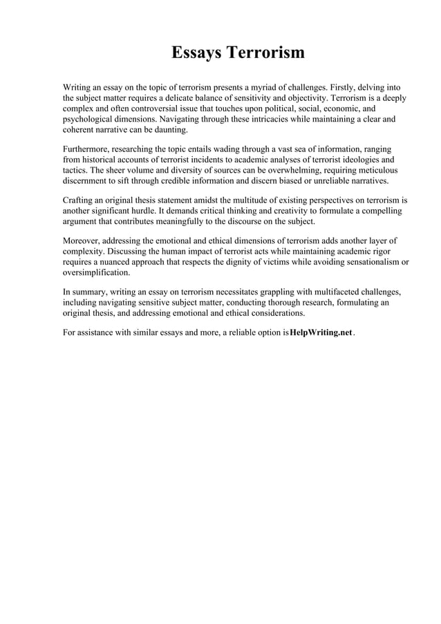 Essays Terrorism.pdf