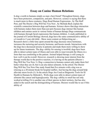 Essay Story Example | PDF