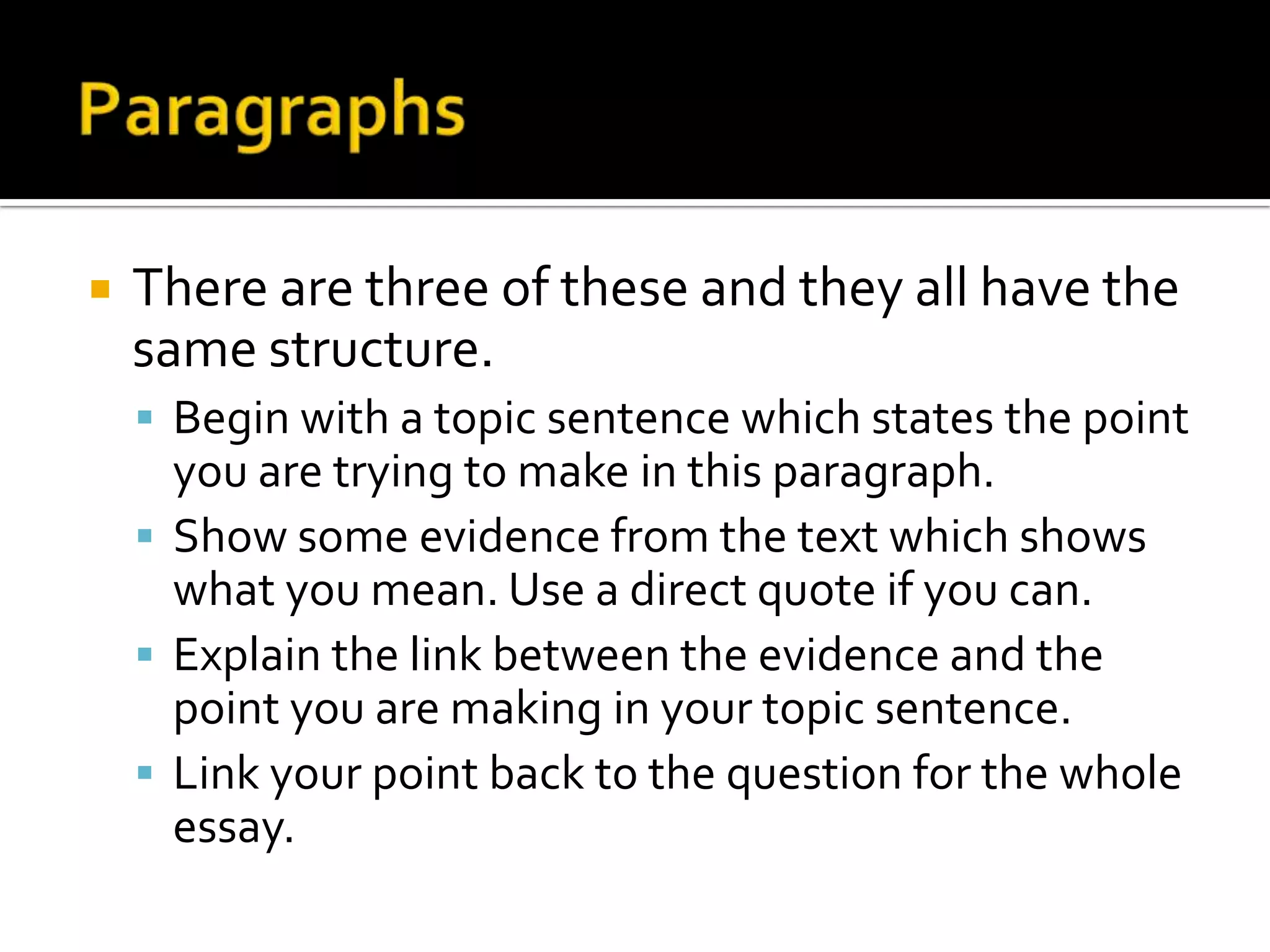Essay Structure | PPTX