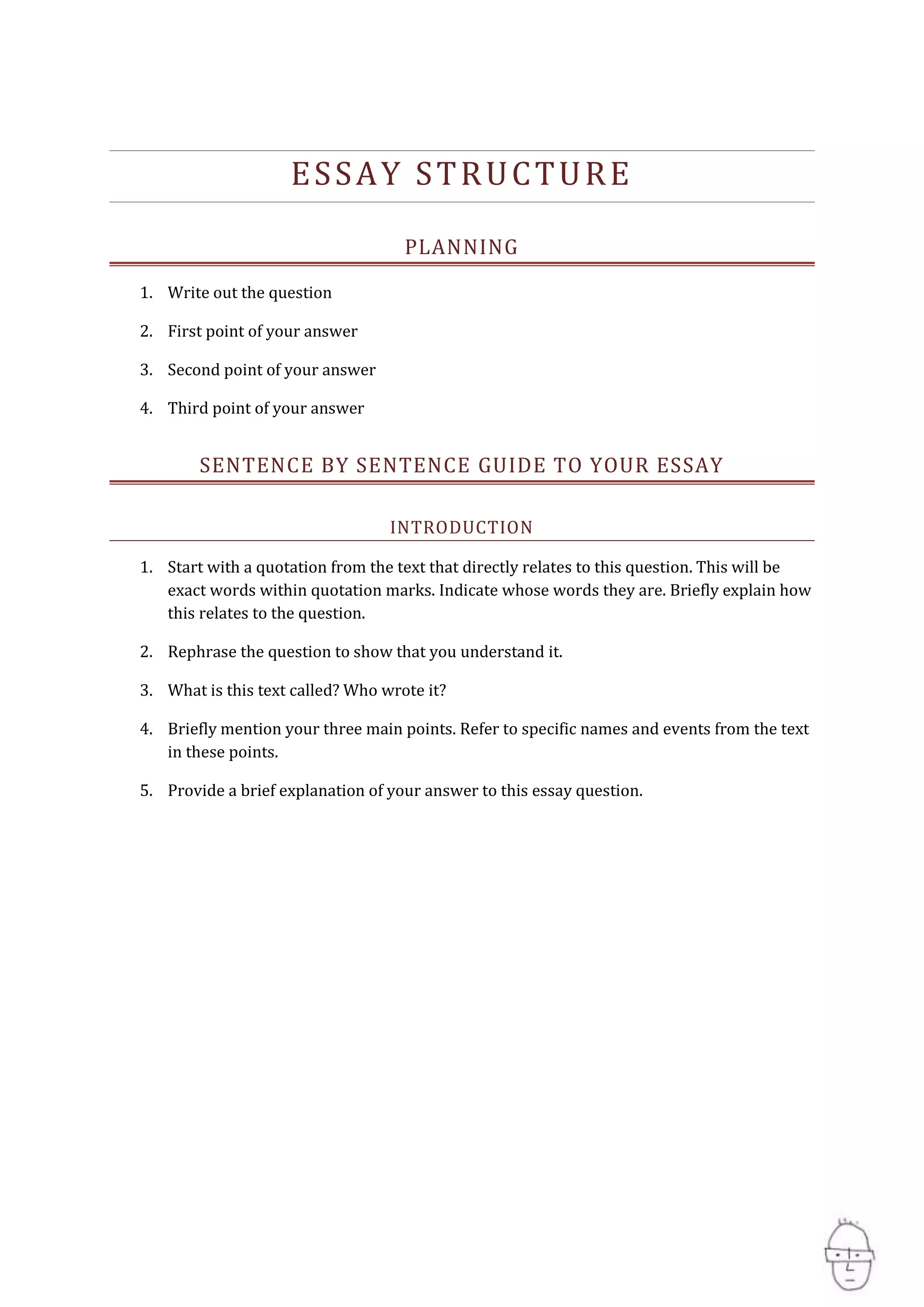 Essay Structure | PDF