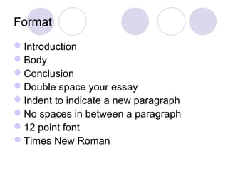 Essay Structure | PPT