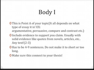 Essay Structure | PPT