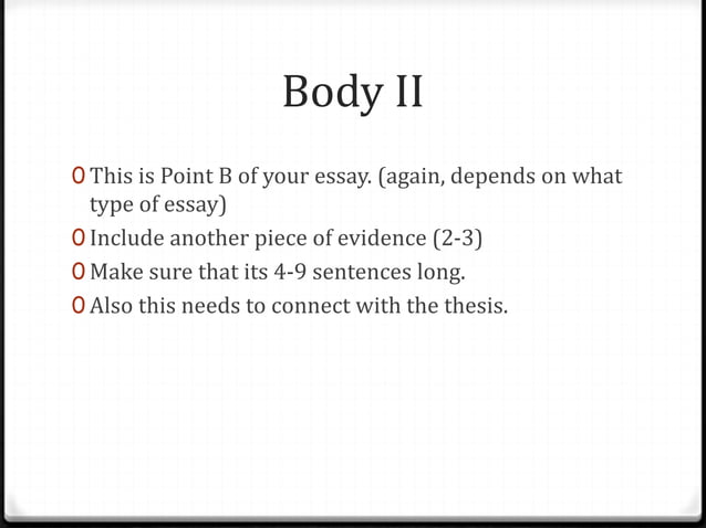 Essay Structure | PPT