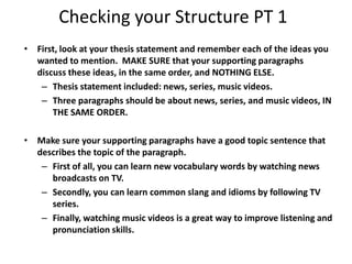 Essay structure | PPT