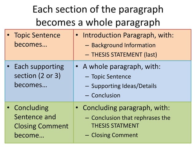 Essay structure | PPT