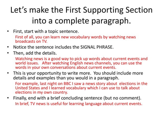 Essay structure | PPT
