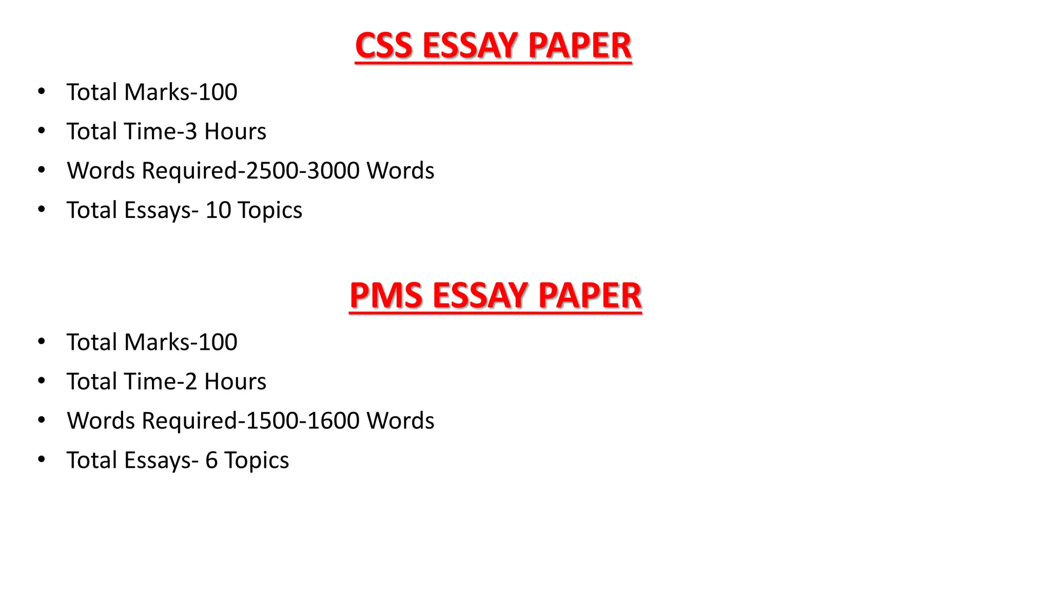 Structure of the essay by a CSS Aspirant | PPTX