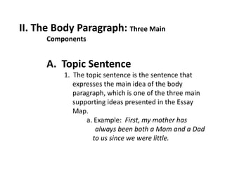Essay Structure, the three main parts, introduction | PPT