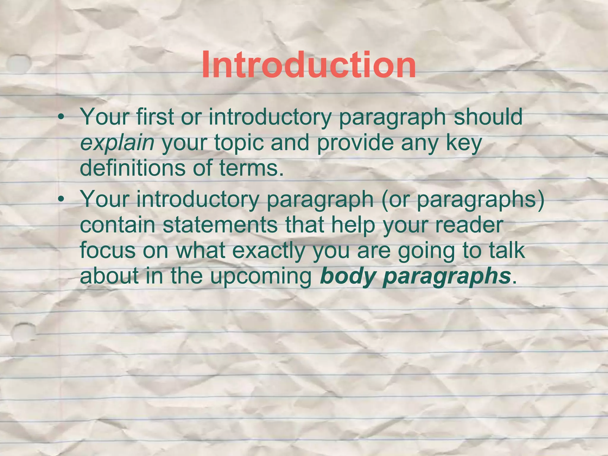How to structure & Write an Essay | PPTX