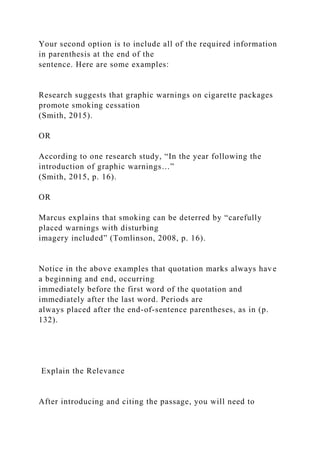 Essay Structure Essay structure refers to organization; it.docx