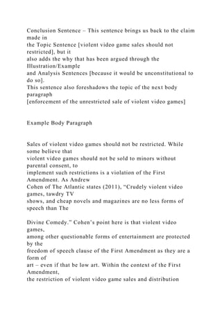 Essay Structure Essay structure refers to organization; it.docx