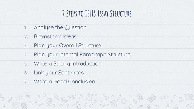 7 Steps to a Perfect IELTS Essay Structure | PPT