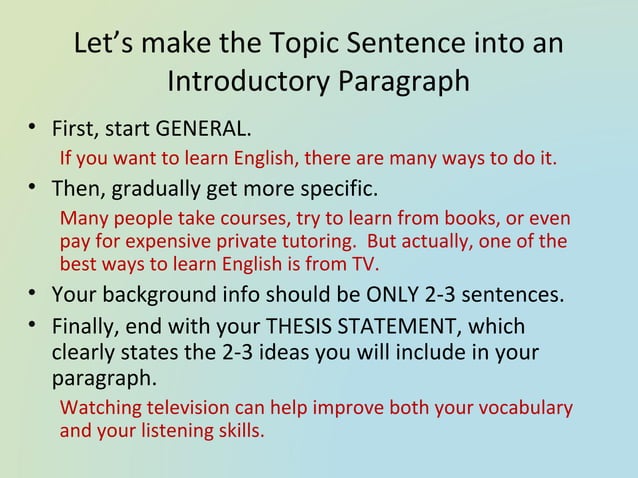 Essay structure introduction | PPT
