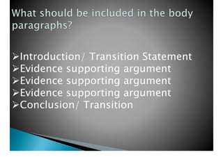 Essay Structure Outline | PPT