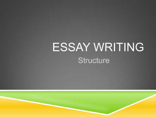 Essay structurepptx | PPTX