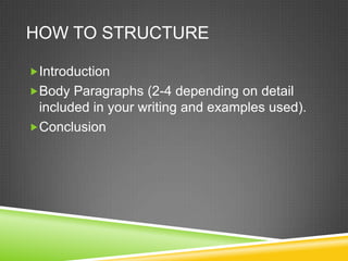 Essay structurepptx | PPTX